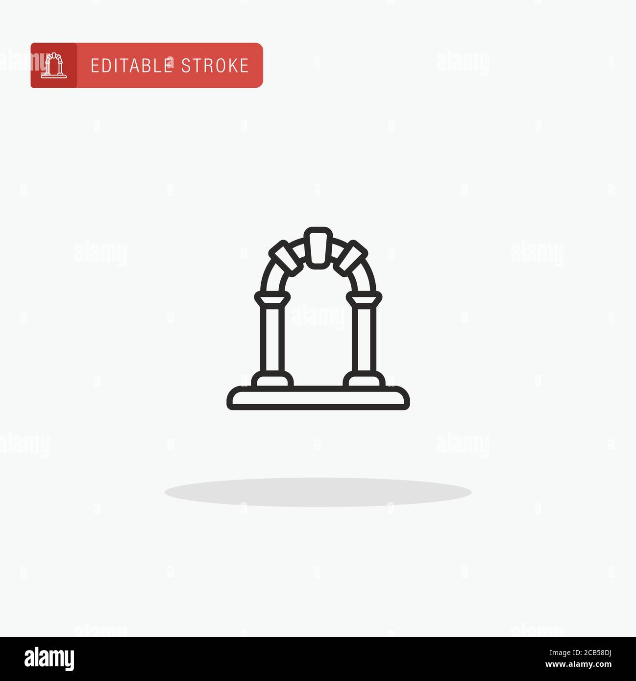 Archway icon vector. Archway icon for presentation Stock Vector Image ...