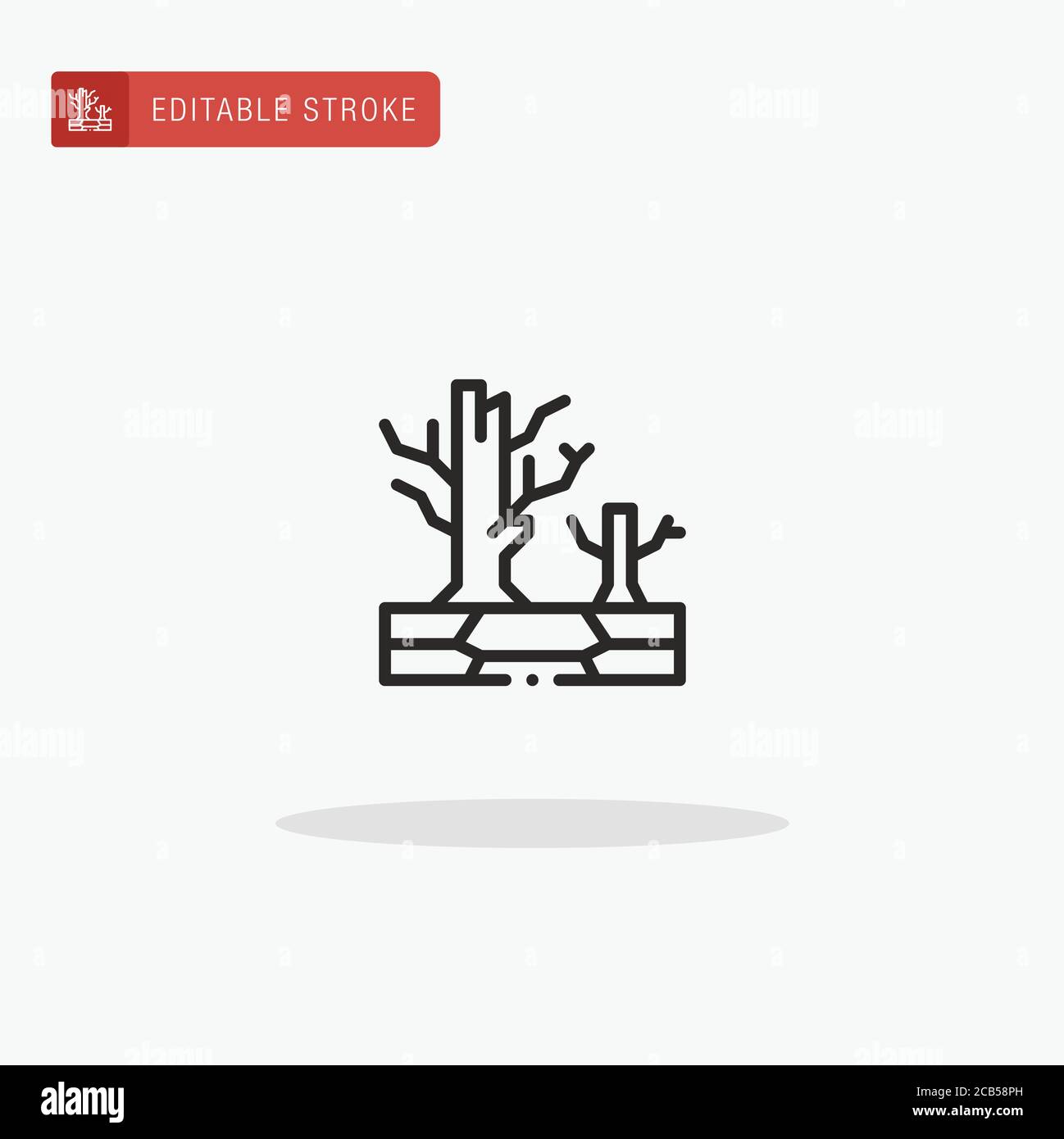 Drought icon vector. Drought icon for presentation Stock Vector Image ...