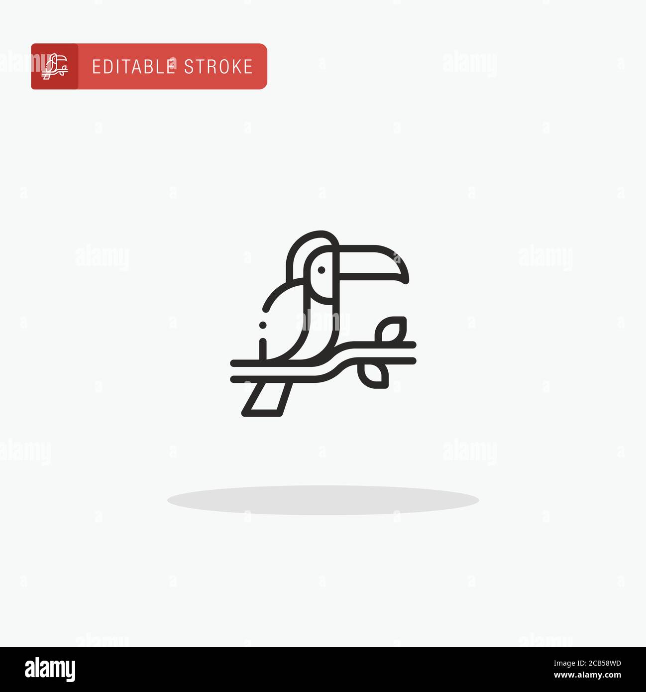 Toucan icon vector. Toucan icon for presentation Stock Vector Image ...