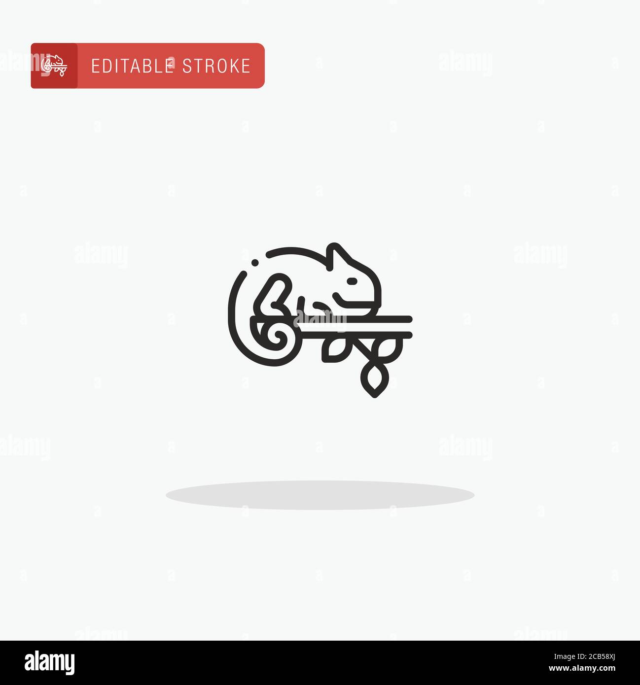 Chameleon icon vector. Chameleon icon for presentation Stock Vector ...