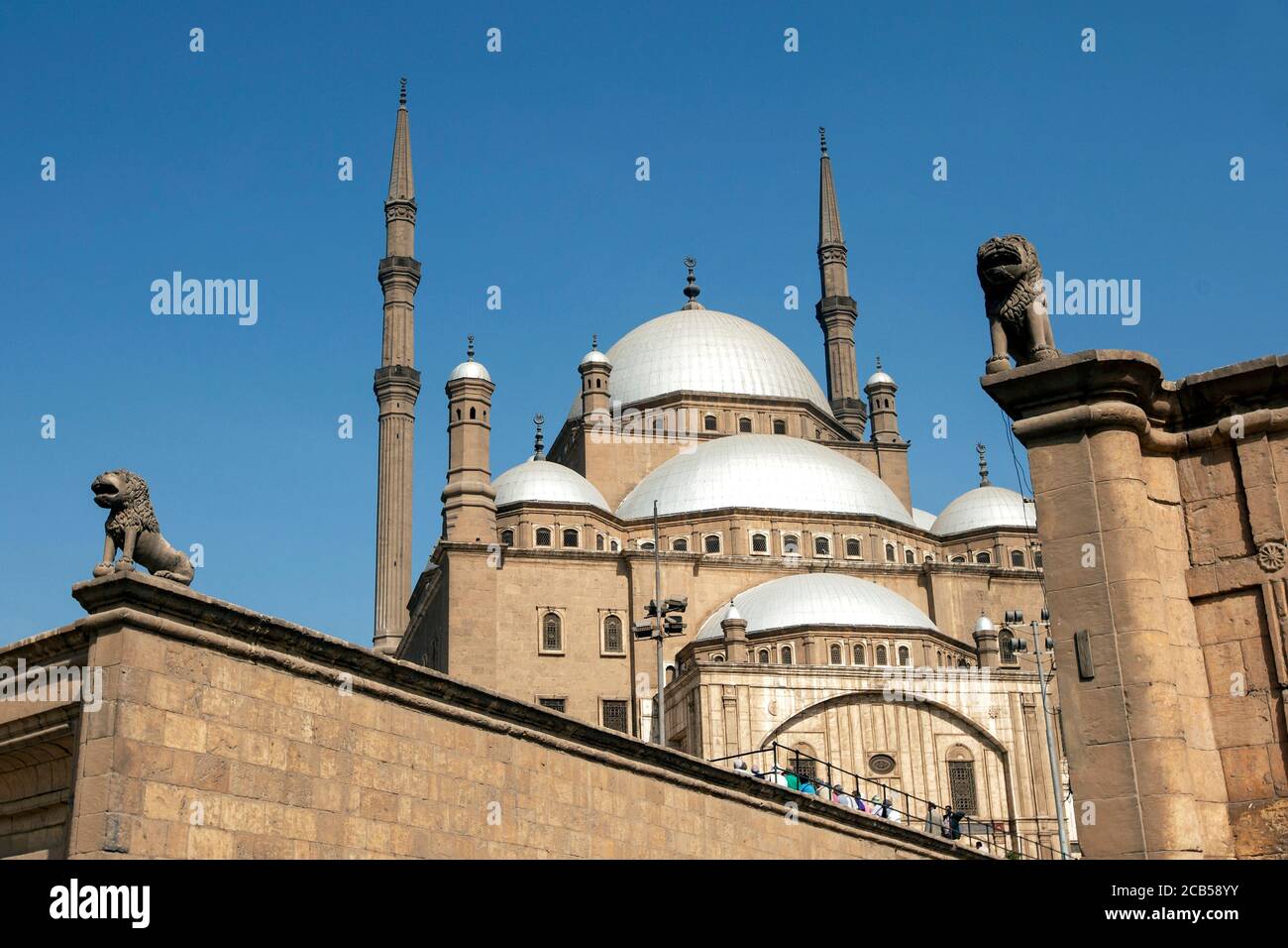 The magnificent Cairo Citadel (Citadel of Salah Al-Din) in Cairo, Egypt ...