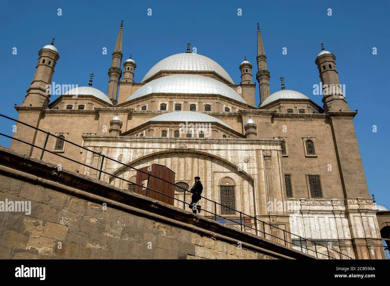 The magnificent Cairo Citadel (Citadel of Salah Al-Din) in Cairo, Egypt ...