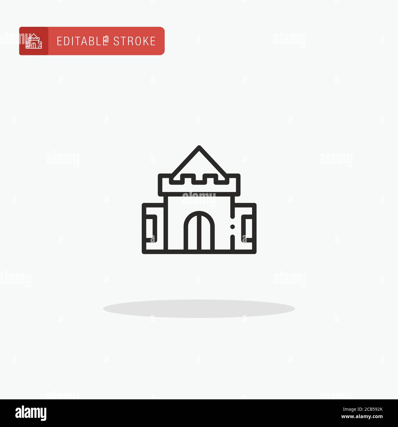 Castle icon vector. Castle icon for presentation Stock Vector Image ...