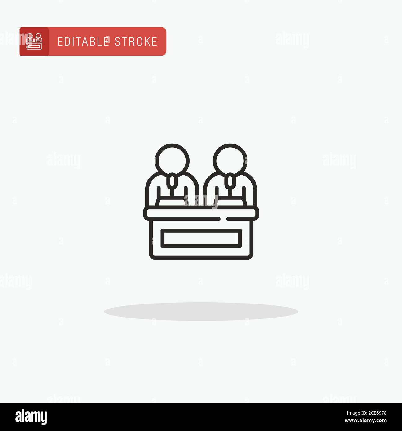 Commentator icon vector. Commentator icon for presentation Stock Vector ...