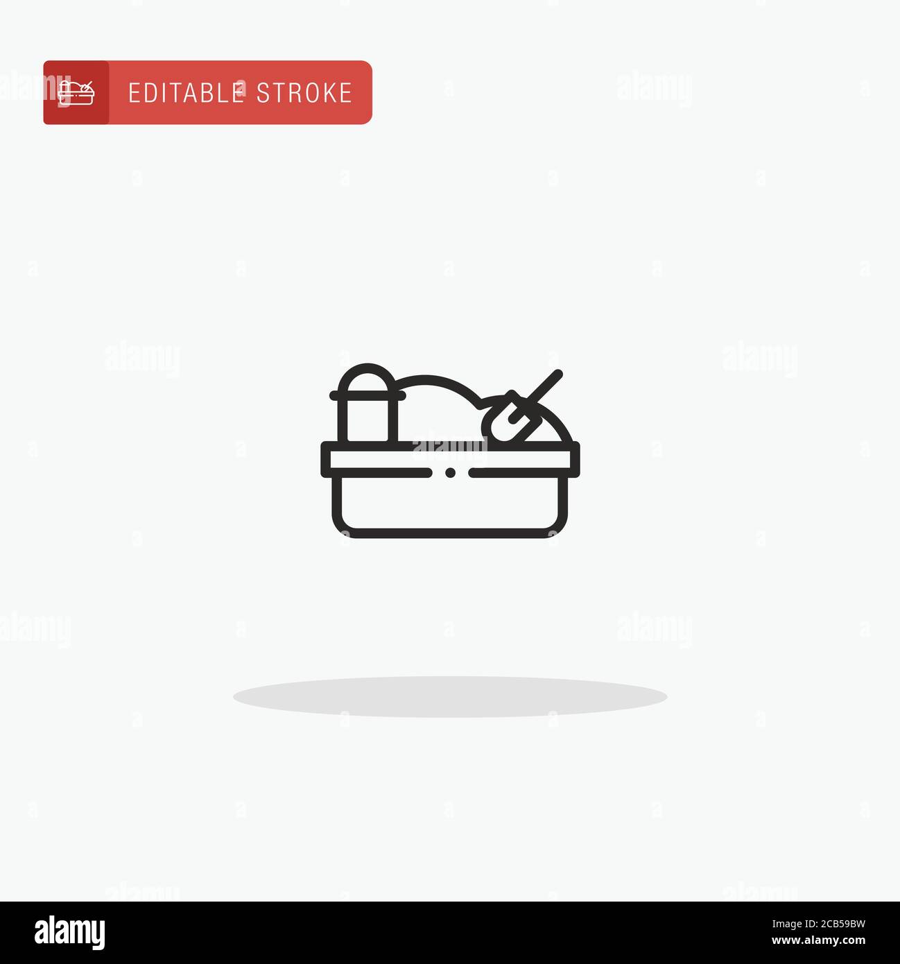 Sandbox icon vector. Sandbox icon for presentation Stock Vector Image ...