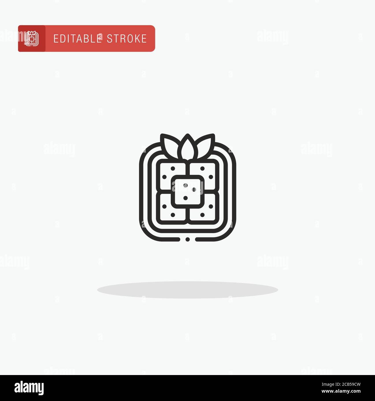 Stinky Tofu icon vector. Stinky Tofu icon for presentation Stock Vector ...