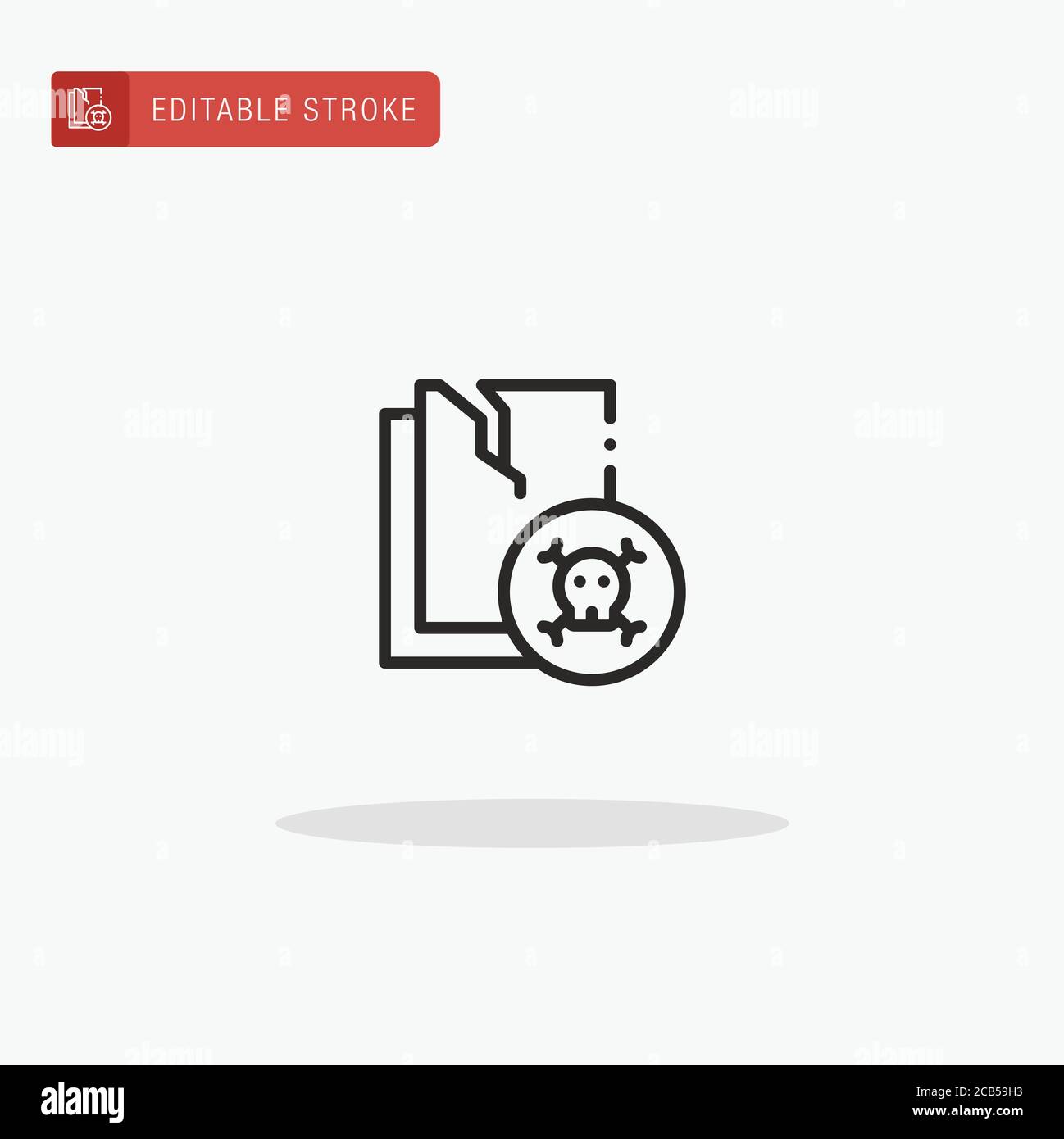 Data Loss icon vector. Data Loss icon for presentation Stock Vector ...