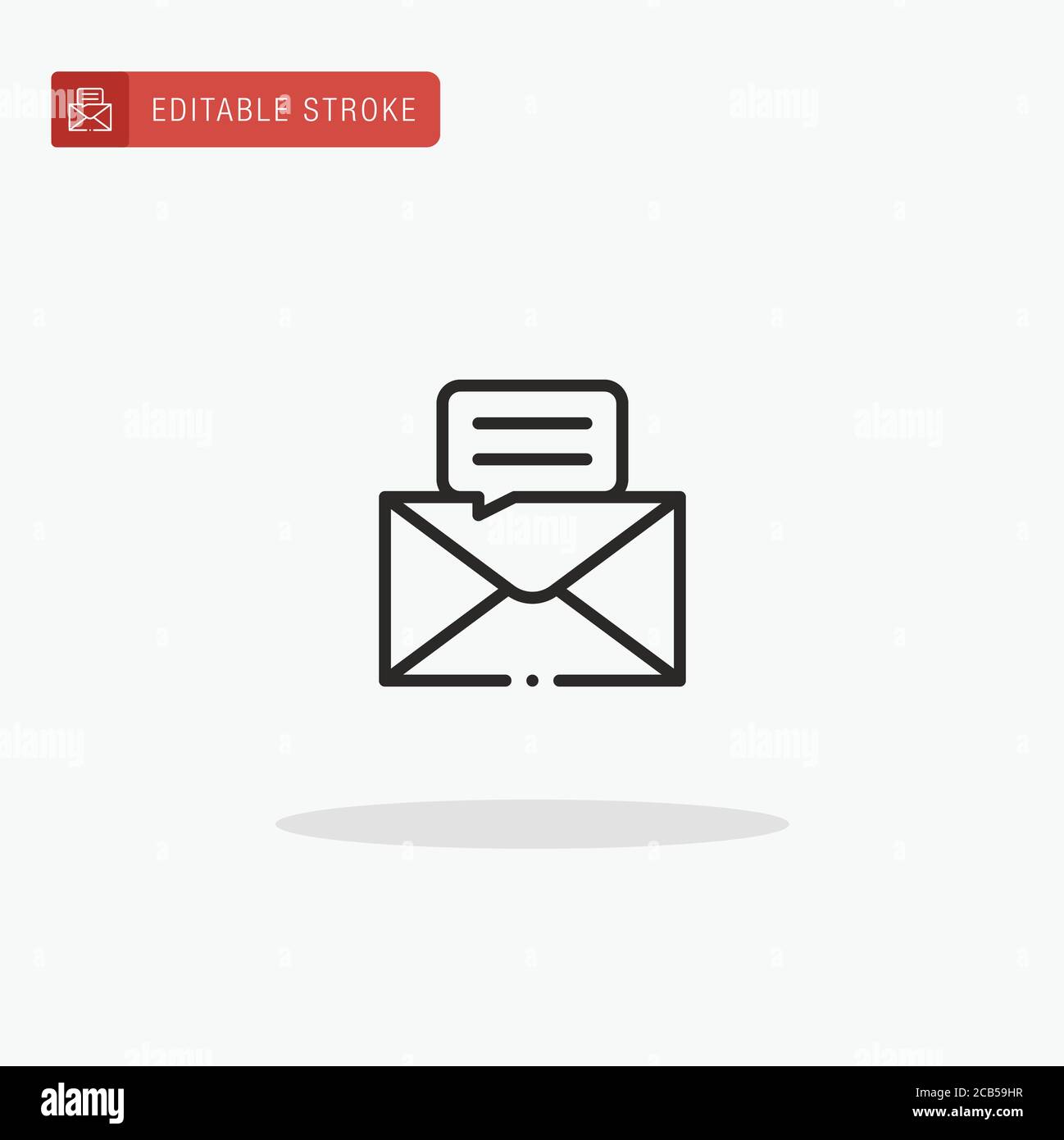 Email icon vector. Email icon for presentation Stock Vector Image & Art ...