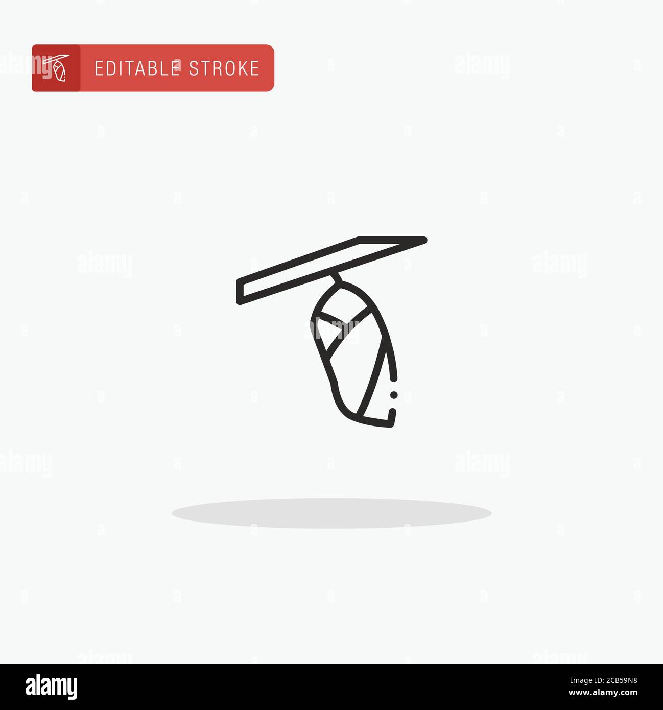 Chrysalis icon vector. Chrysalis icon for presentation Stock Vector ...