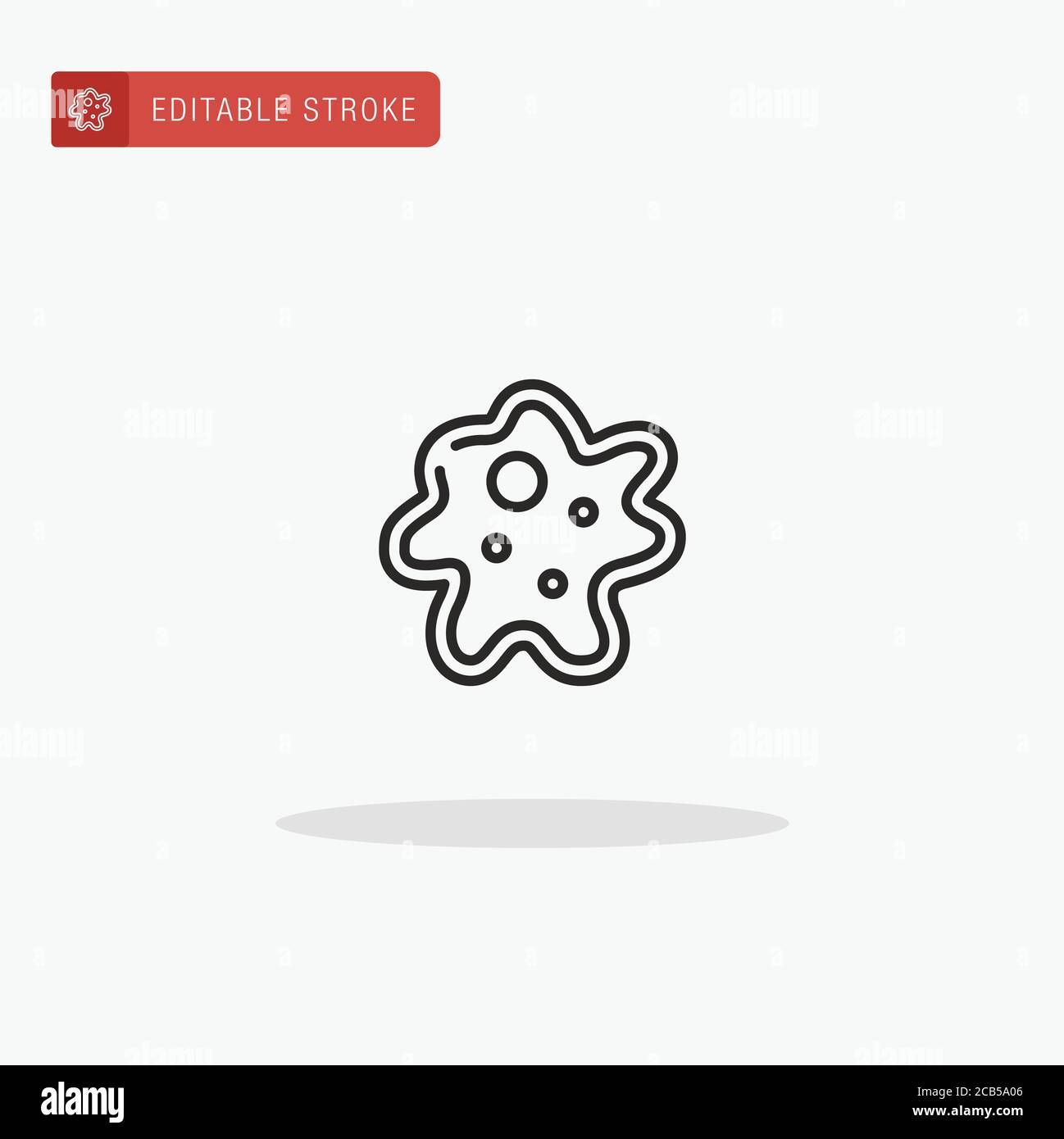 Amoeba icon vector. Amoeba icon for presentation Stock Vector Image ...
