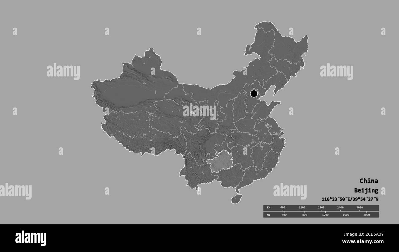 Guizhou map hi-res stock photography and images - Alamy