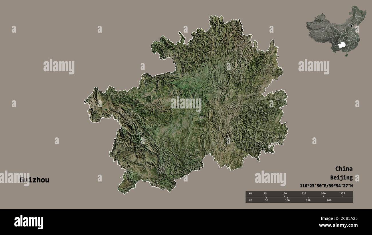 Guiyang map hi-res stock photography and images - Alamy