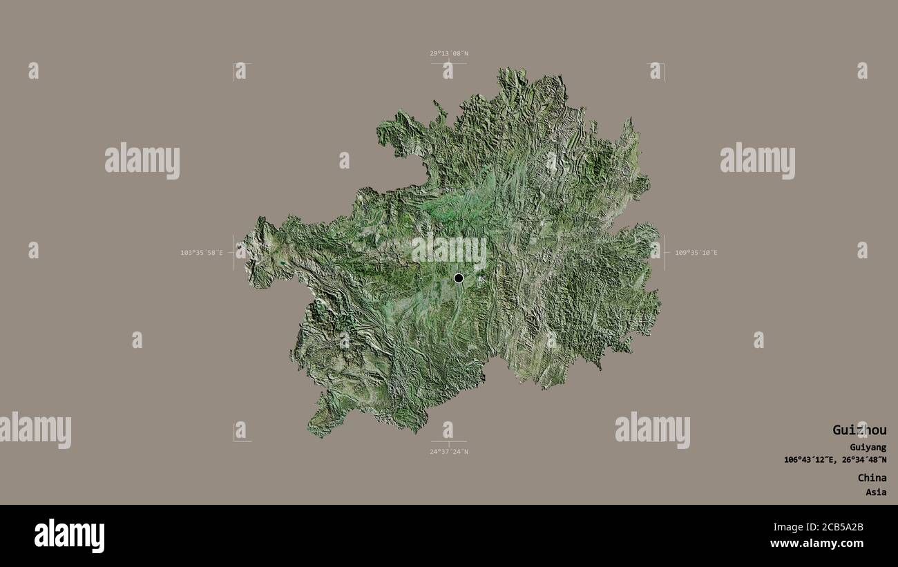 Guiyang map hi-res stock photography and images - Alamy