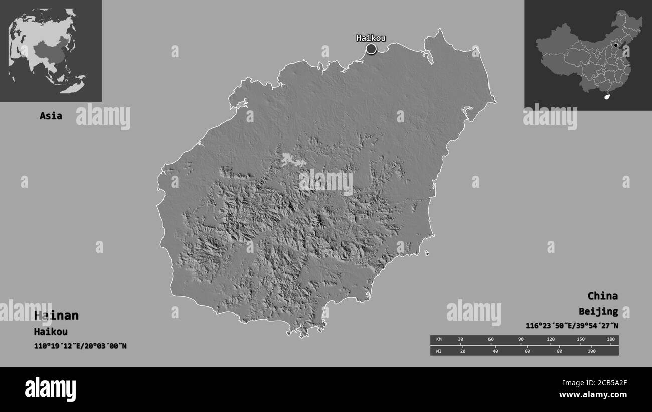 Hainan Map High Resolution Stock Photography and Images - Alamy