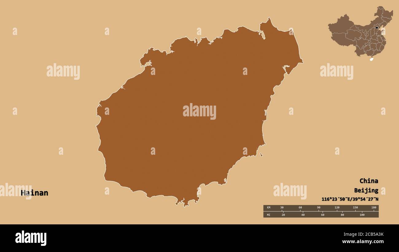 Haikou map hi-res stock photography and images - Alamy