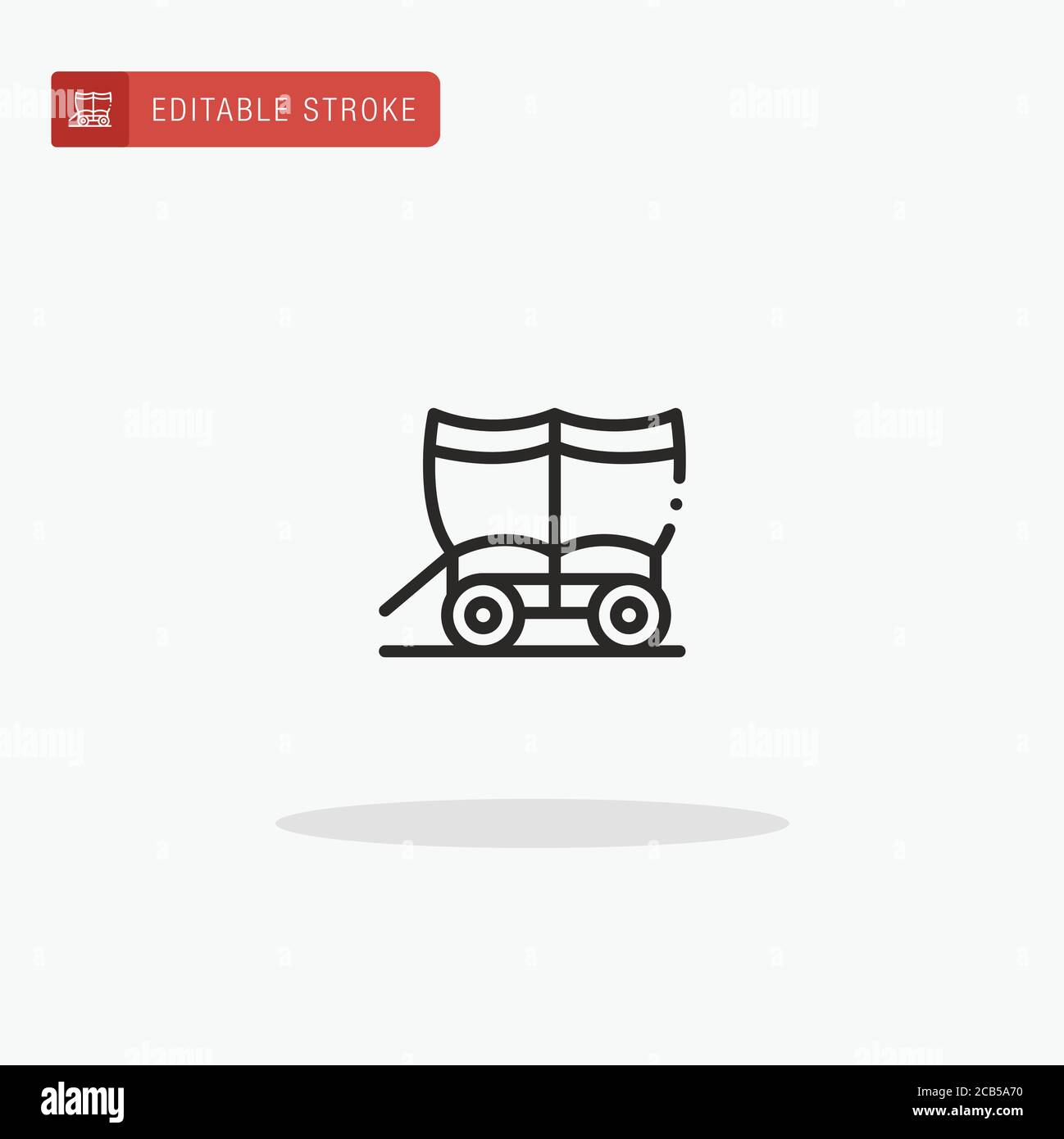 Carriage icon vector. Carriage icon for presentation Stock Vector Image ...
