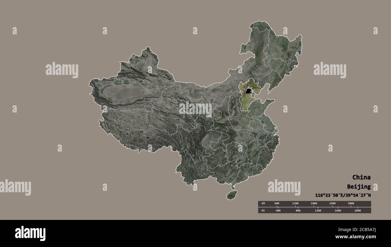 Map of shijiazhuang hi-res stock photography and images - Alamy