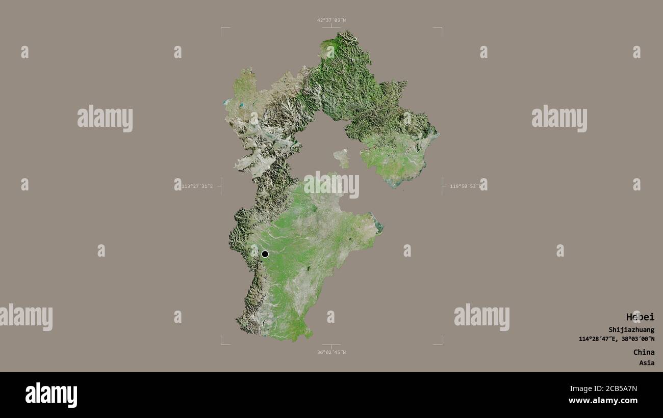 Map of shijiazhuang hi-res stock photography and images - Alamy