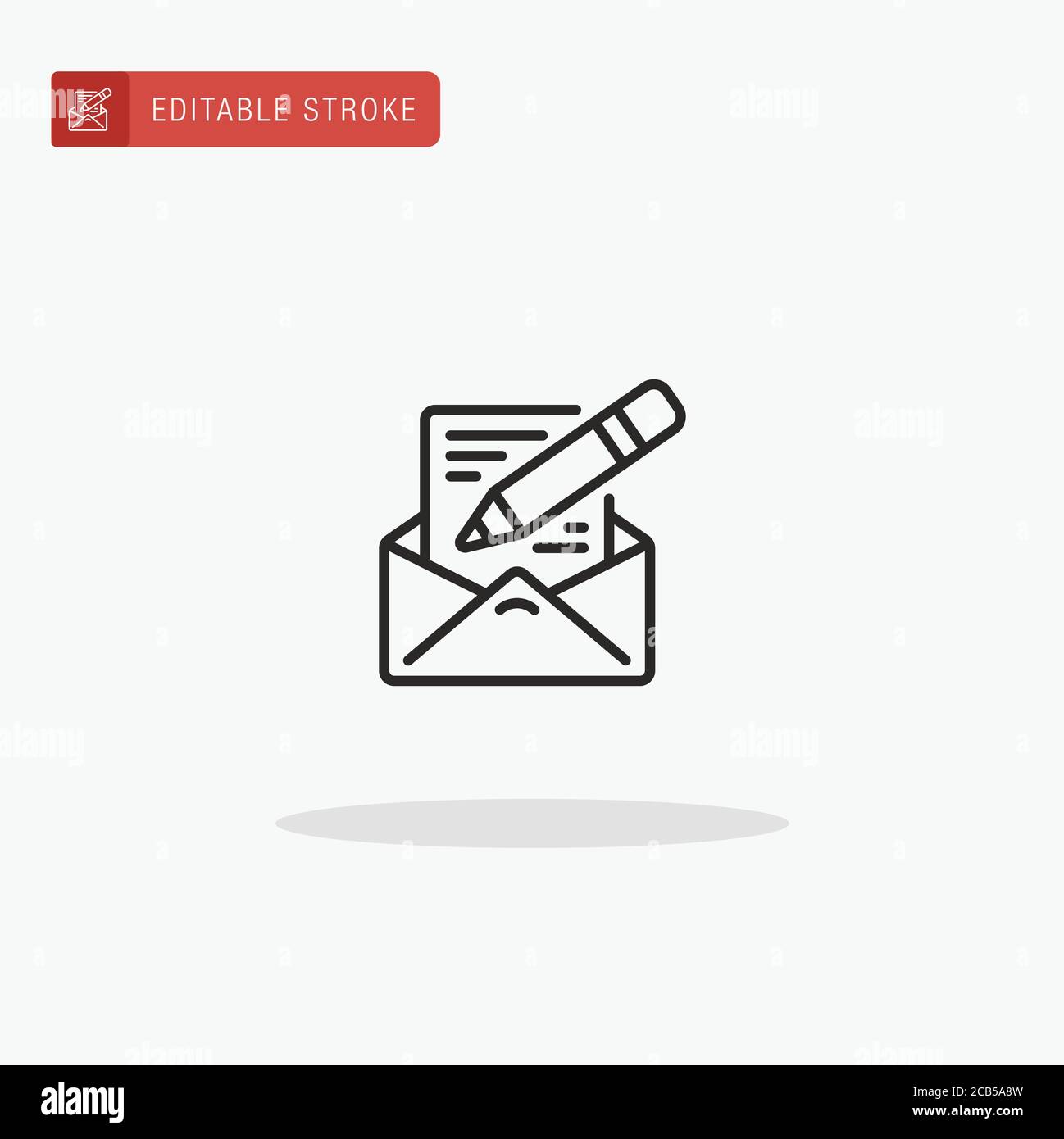 Letter icon vector. Letter icon for presentation Stock Vector Image & Art - Alamy