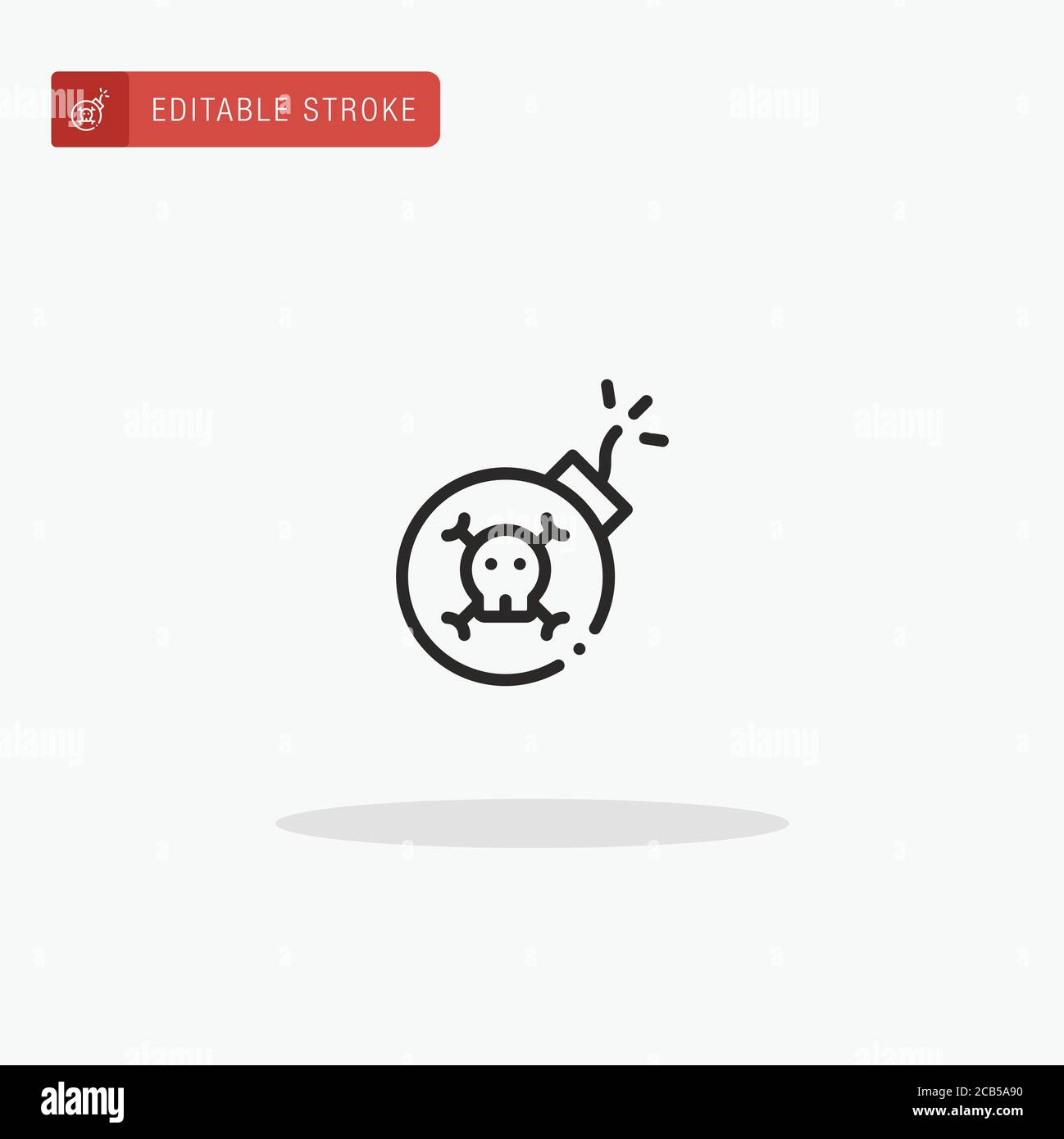 Bomb icon vector. Bomb icon for presentation Stock Vector Image & Art ...