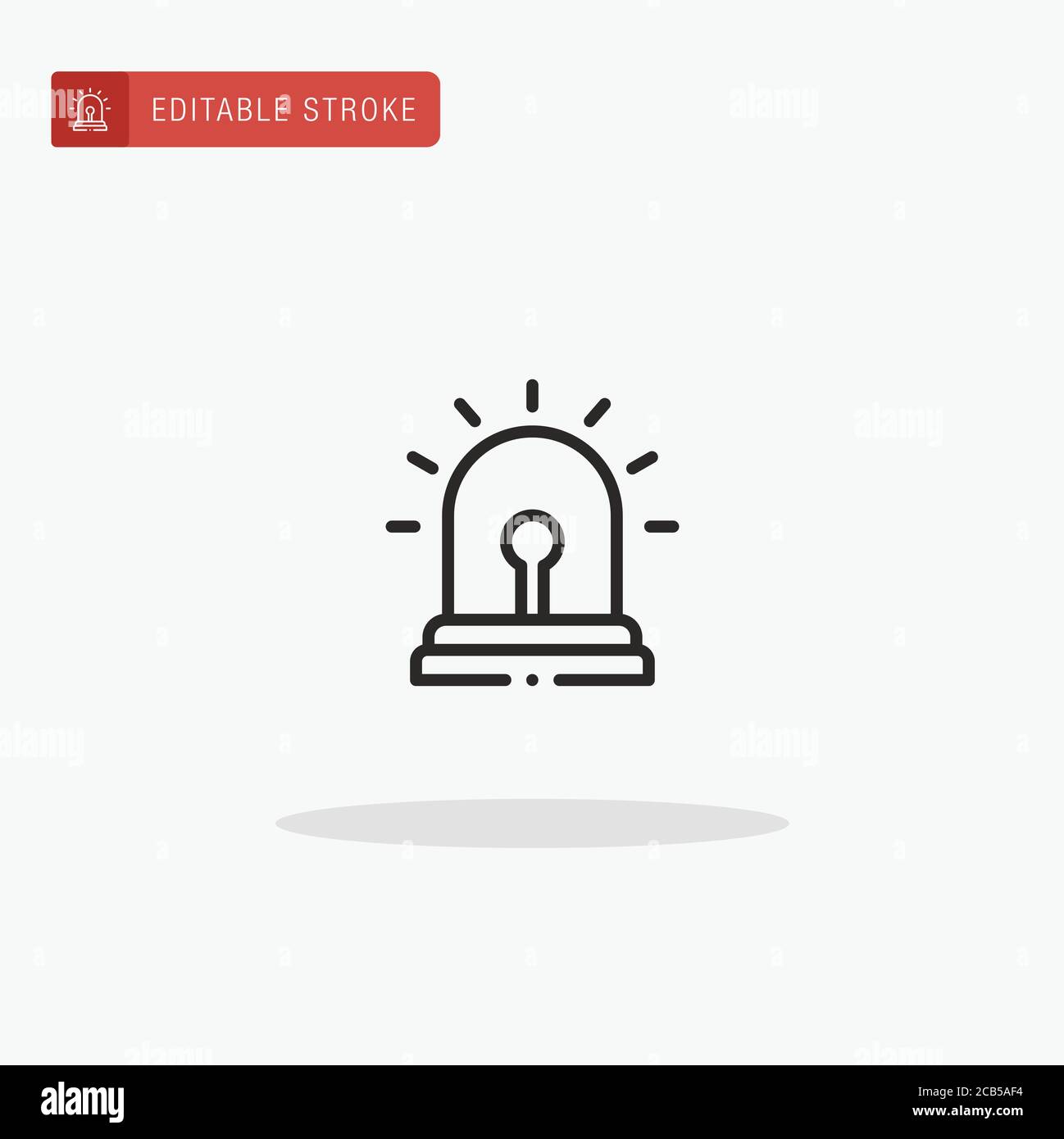 Alarm icon vector. Alarm icon for presentation Stock Vector Image & Art ...
