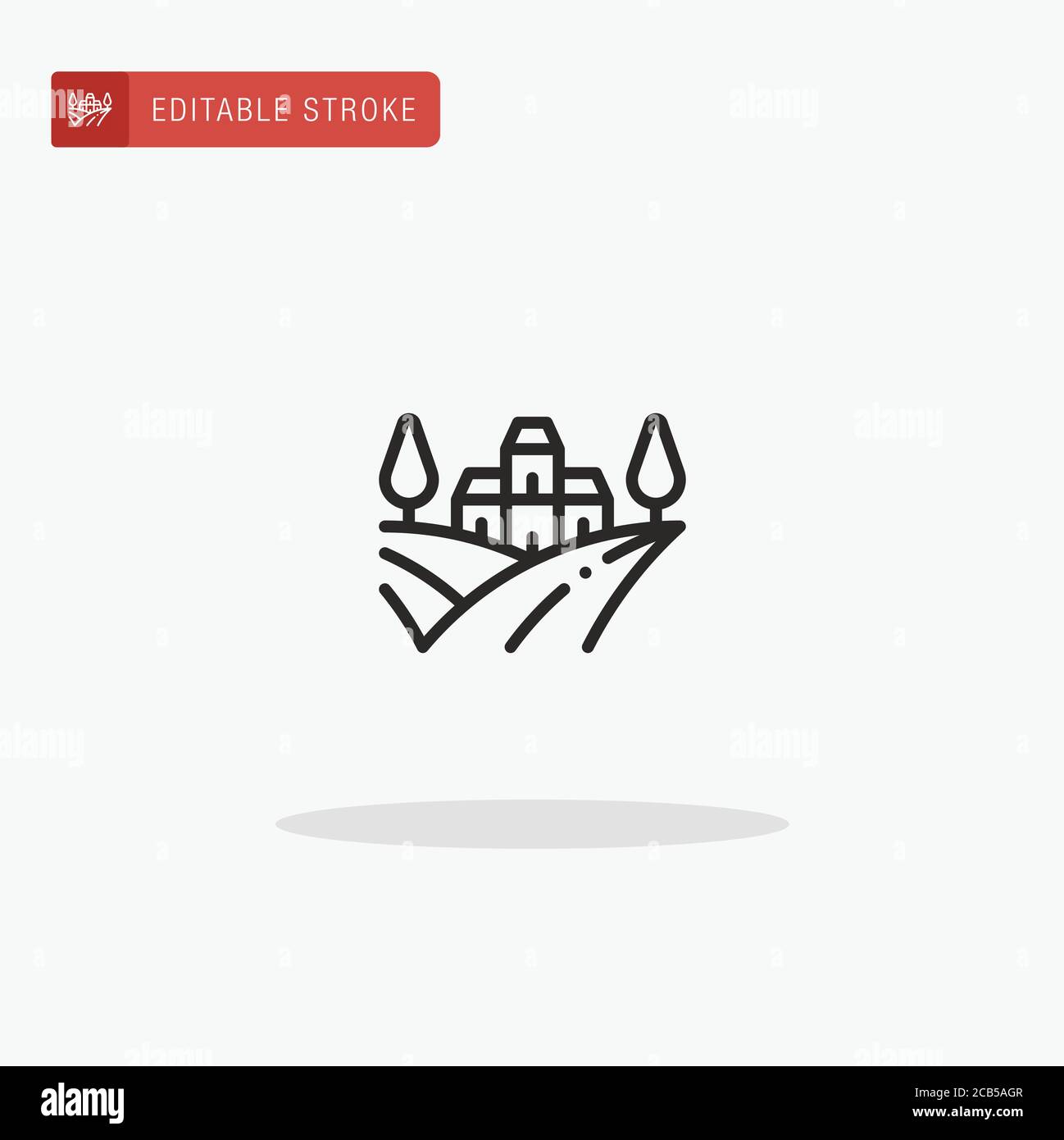 Village icon vector. Village icon for presentation Stock Vector Image ...