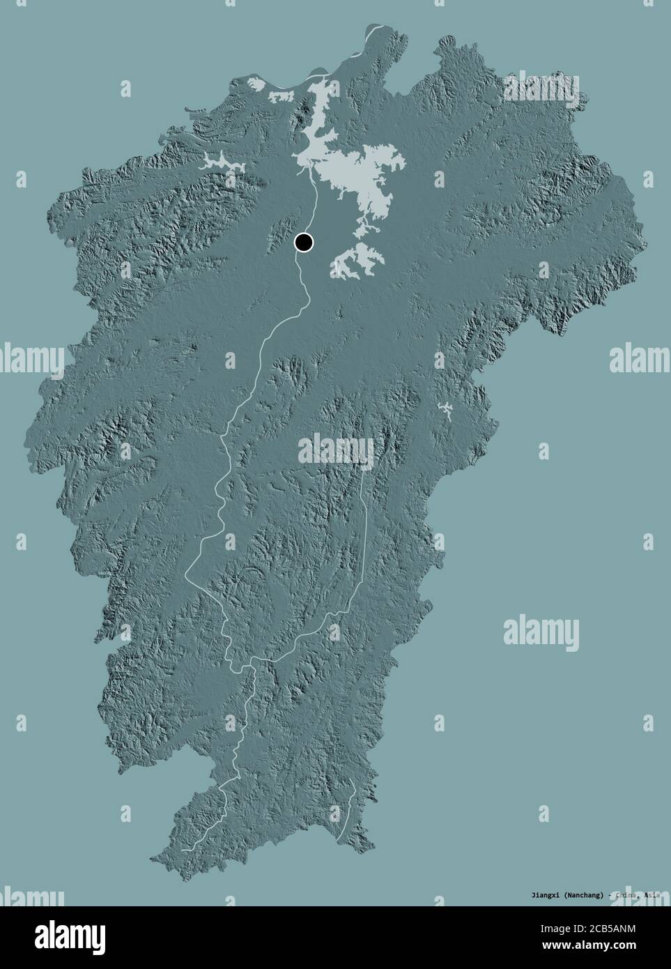 Jiangxi china asia map hi-res stock photography and images - Alamy