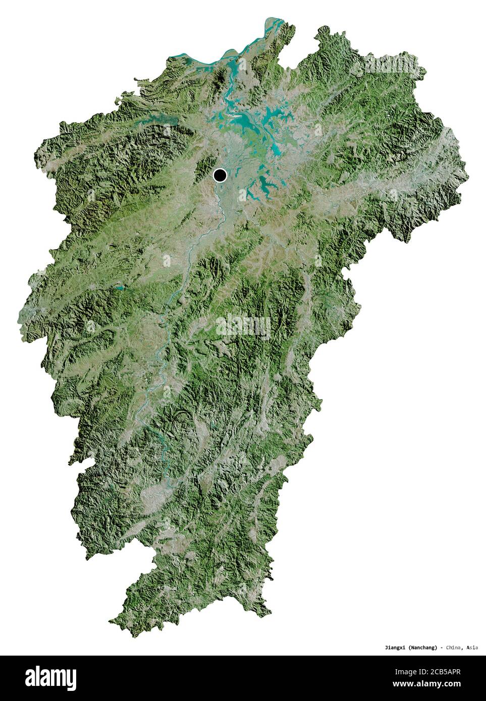 Jiangxi china asia map hi-res stock photography and images - Alamy