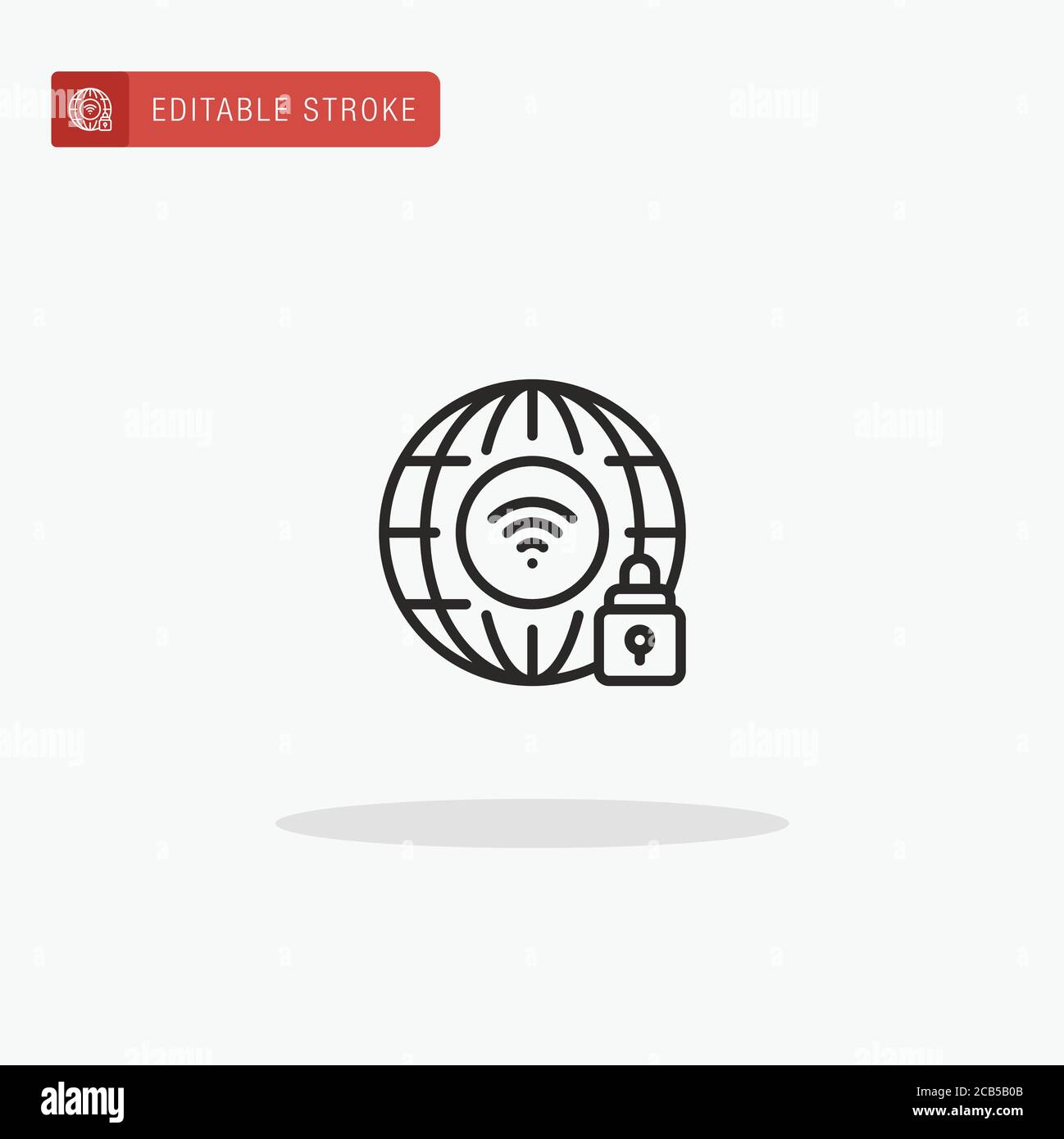 Internet icon vector. Internet icon for presentation Stock Vector Image ...