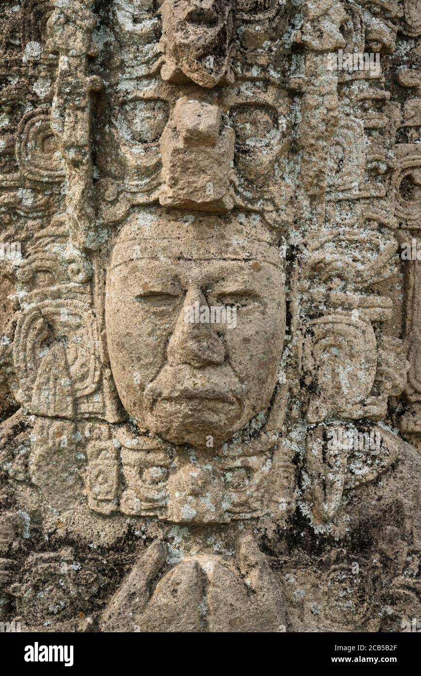 Mayan Stone Face