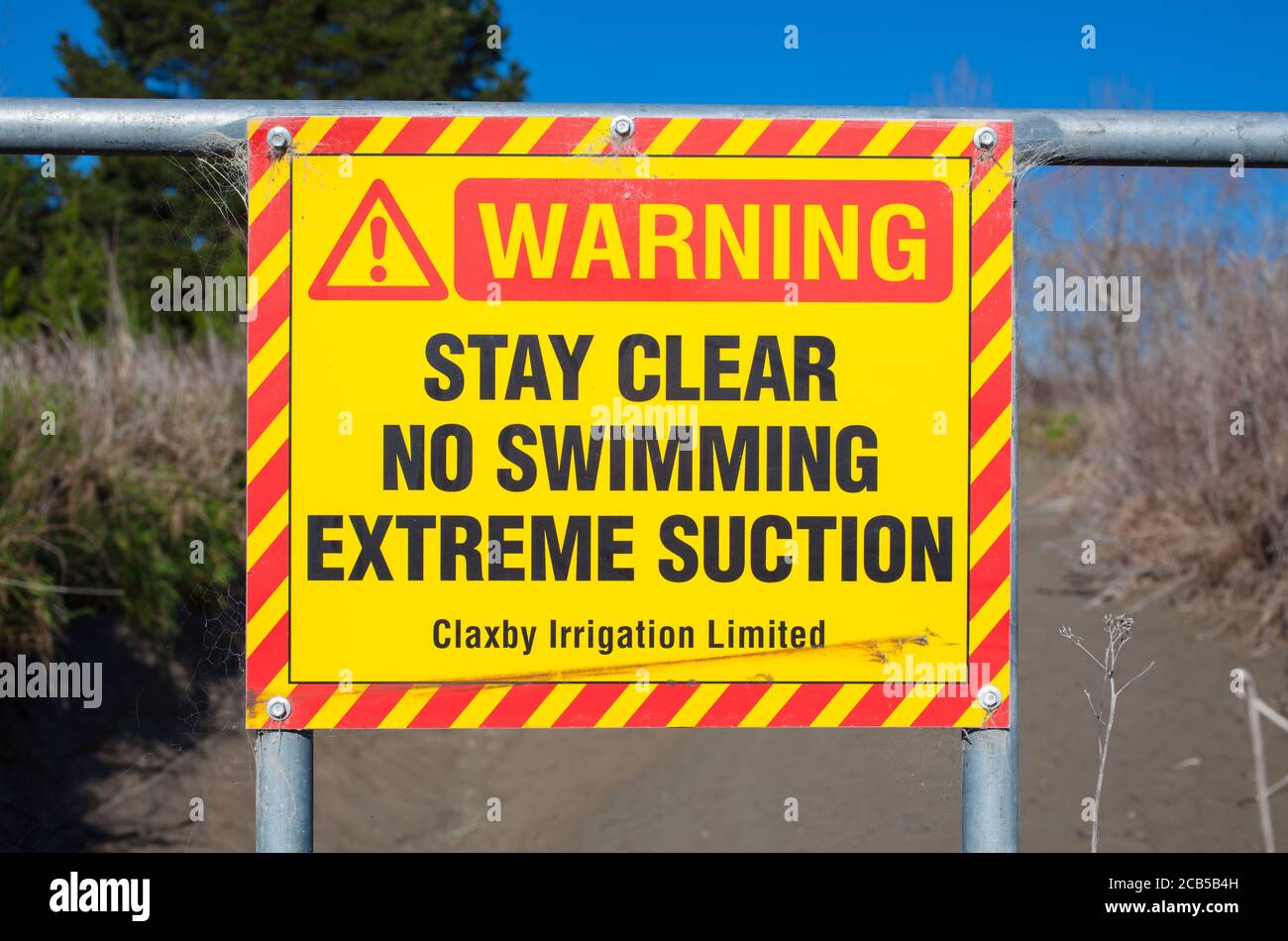 New Zealand Countryside Scenes: Danger and Warning signs e.g. on ...