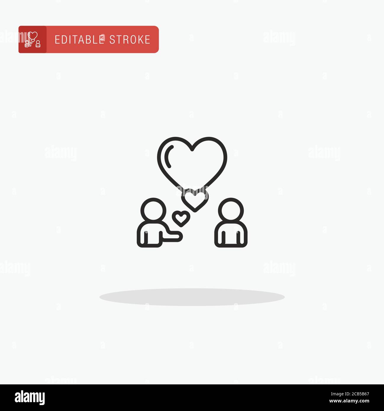 Heart icon vector. Heart icon for presentation Stock Vector Image & Art ...
