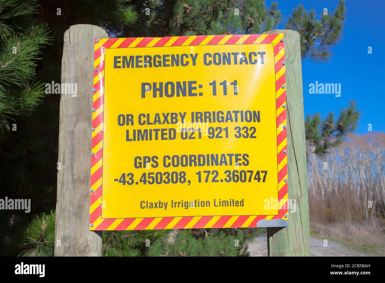 New Zealand Countryside Scenes: Danger and Warning signs e.g. on ...