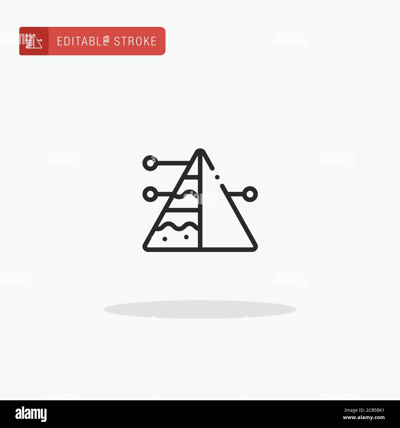 Geology icon vector. Geology icon for presentation Stock Vector Image ...