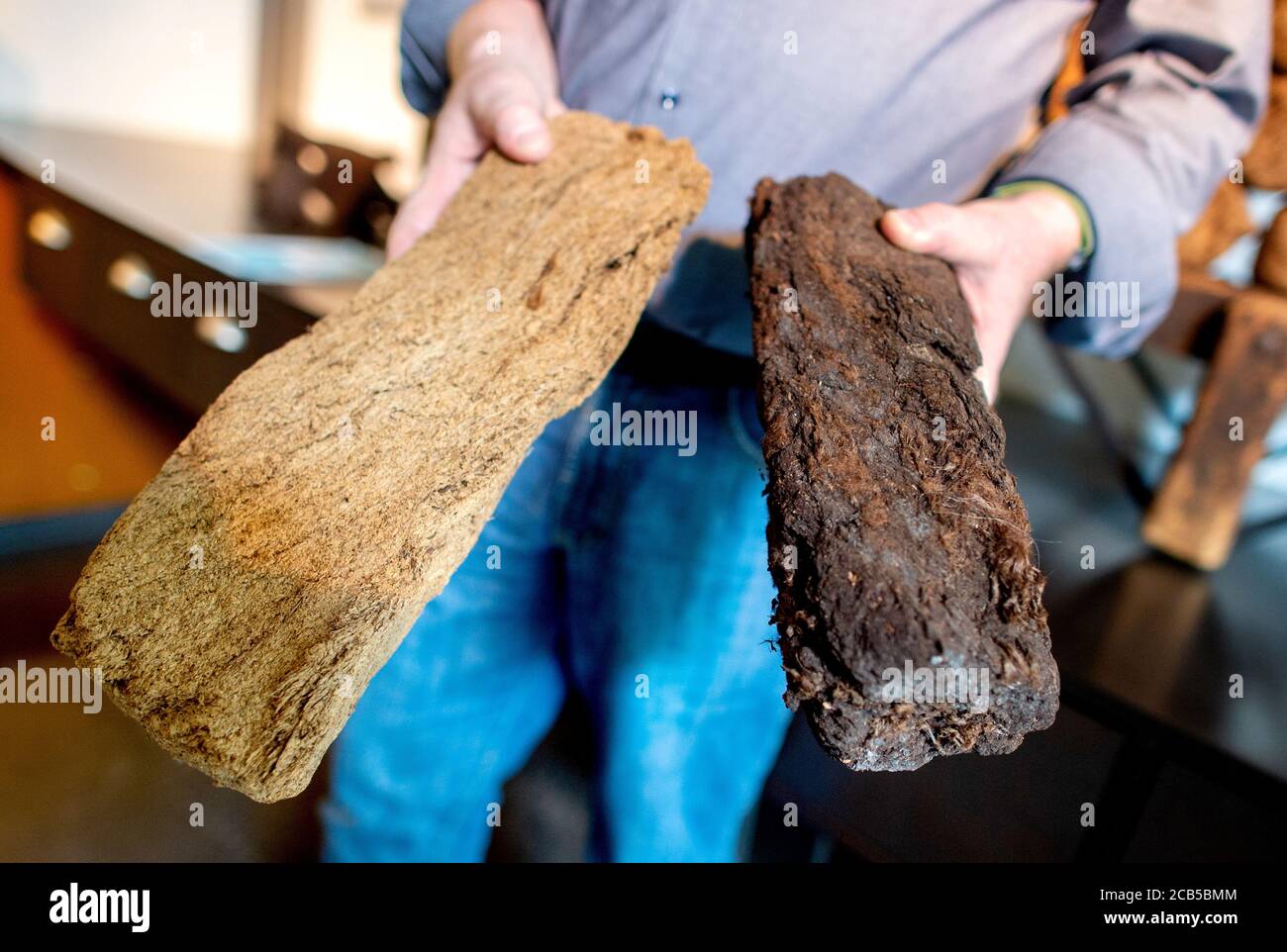 Geeste, Germany. 07th Aug, 2020. Museum director Michael Haverkamp ...