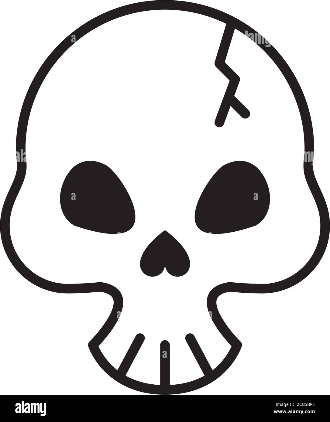 Broken Skull High Resolution Stock Photography and Images - Alamy