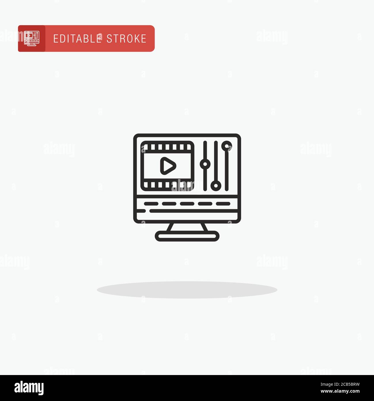 Computer icon vector. Computer icon for presentation Stock Vector Image ...