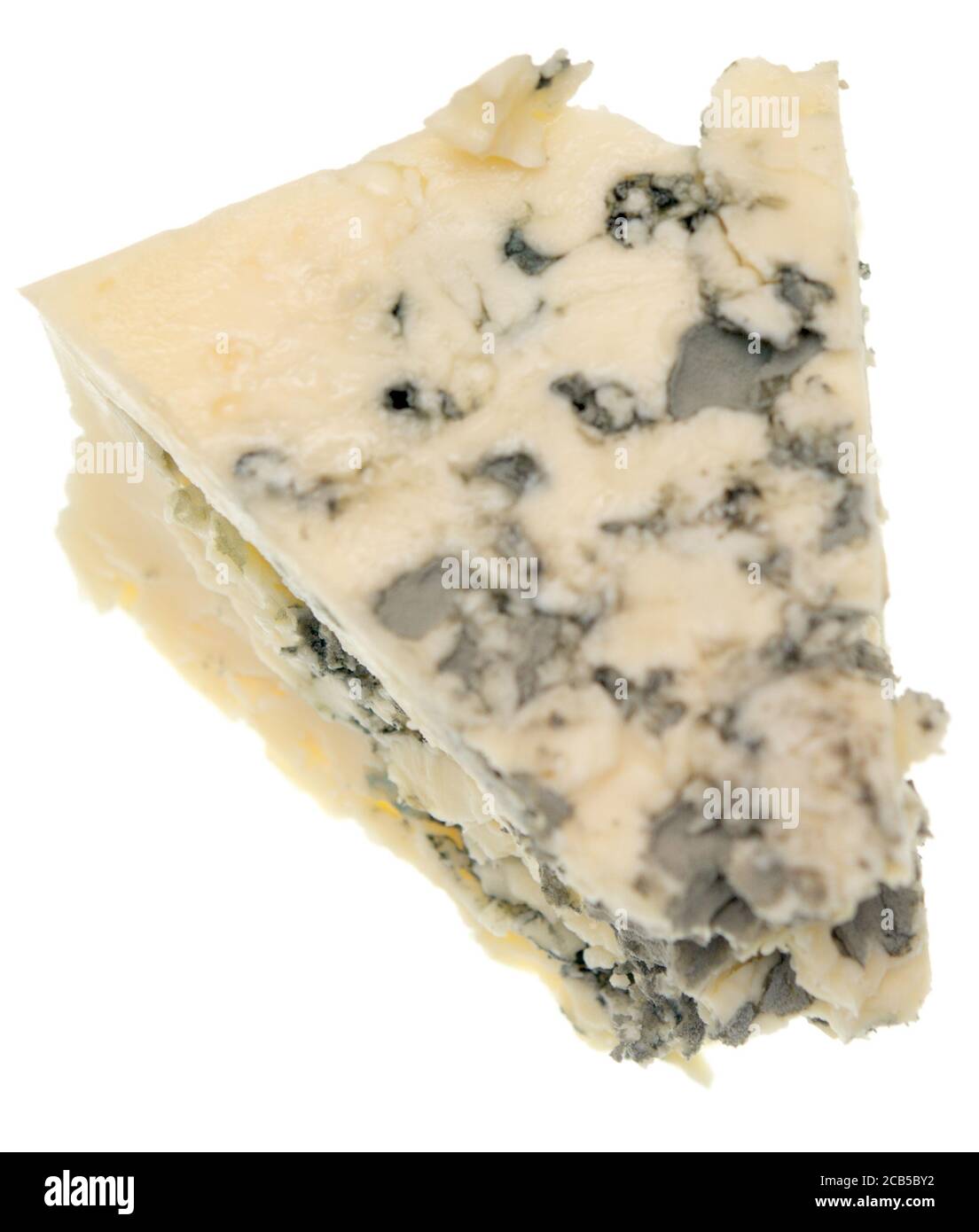 Blue cheese isolated on white background Stock Photo - Alamy