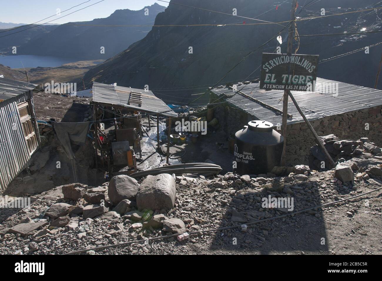 LA RINCONADA, PERU - AUGUST 9, 2016: Small-scale mining and informal ...