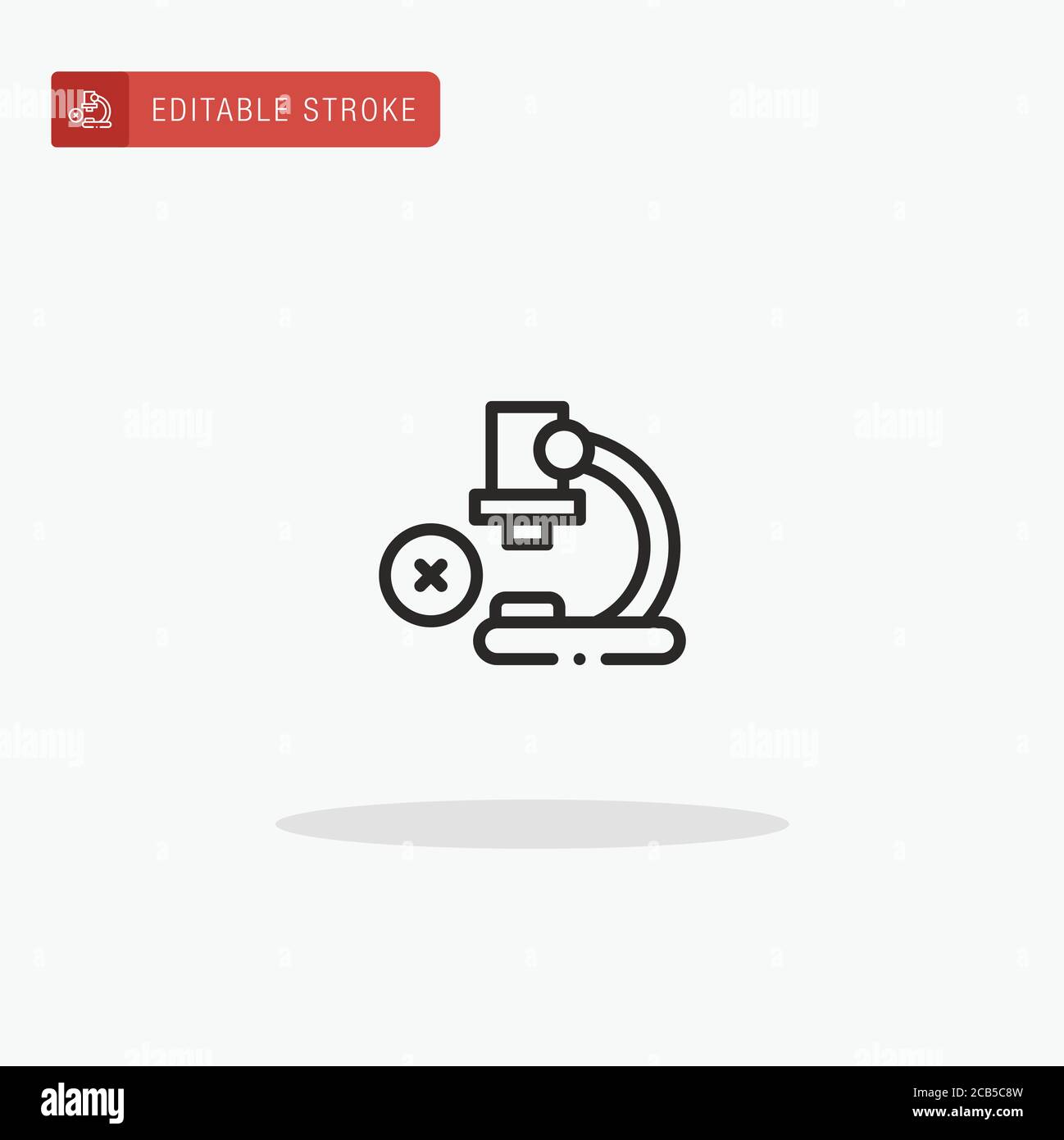 Microscope icon vector presentation hi-res stock photography and images ...