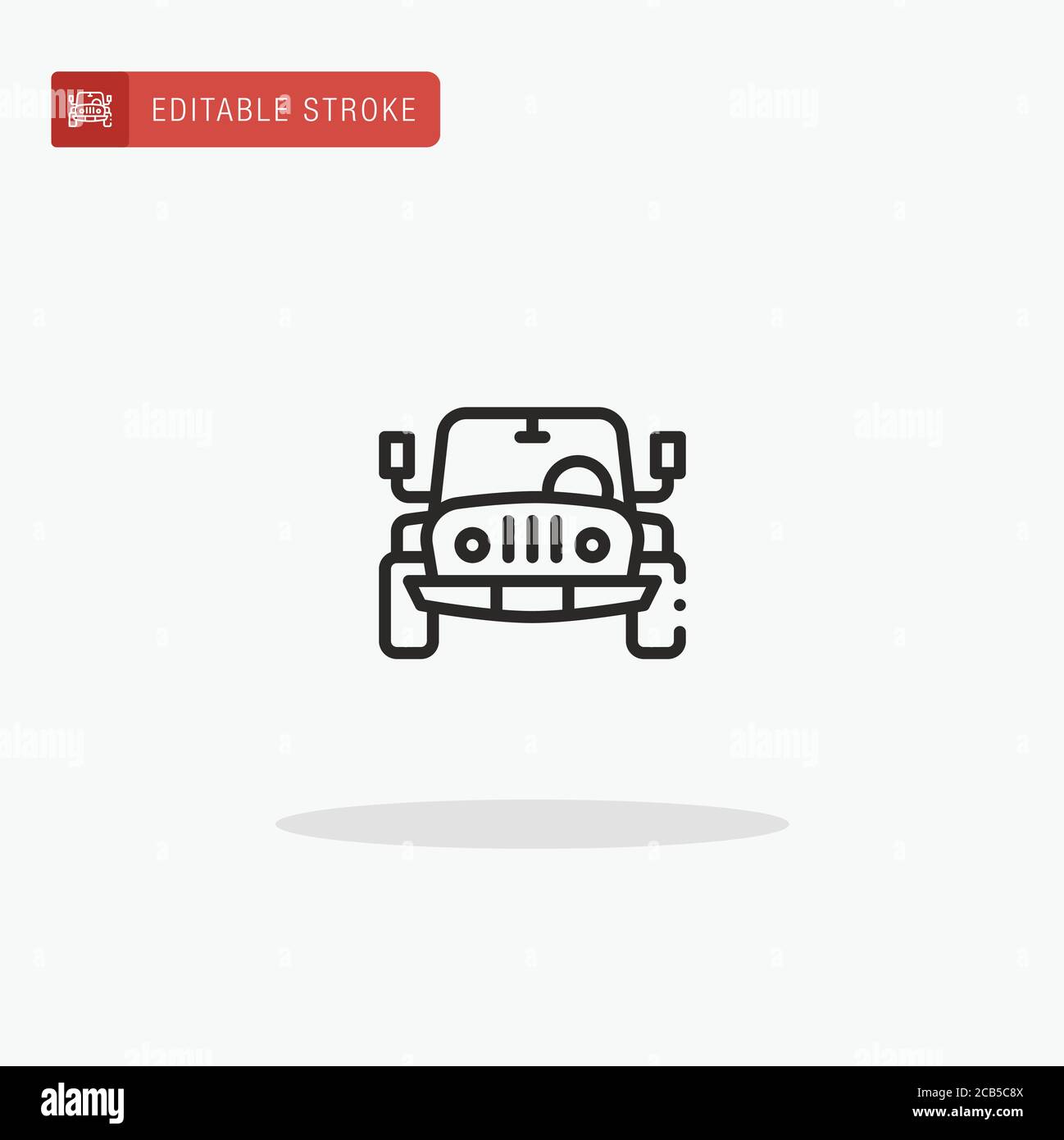 Jeep icon vector. Jeep icon for presentation Stock Vector Image & Art ...