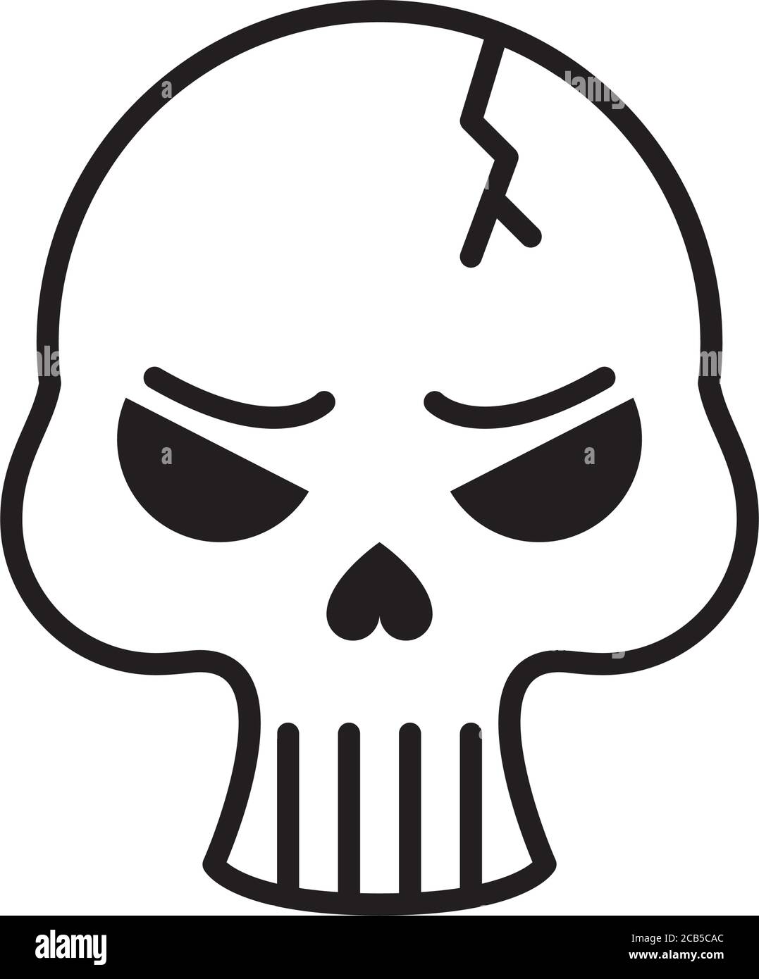 Broken Skull High Resolution Stock Photography and Images - Alamy