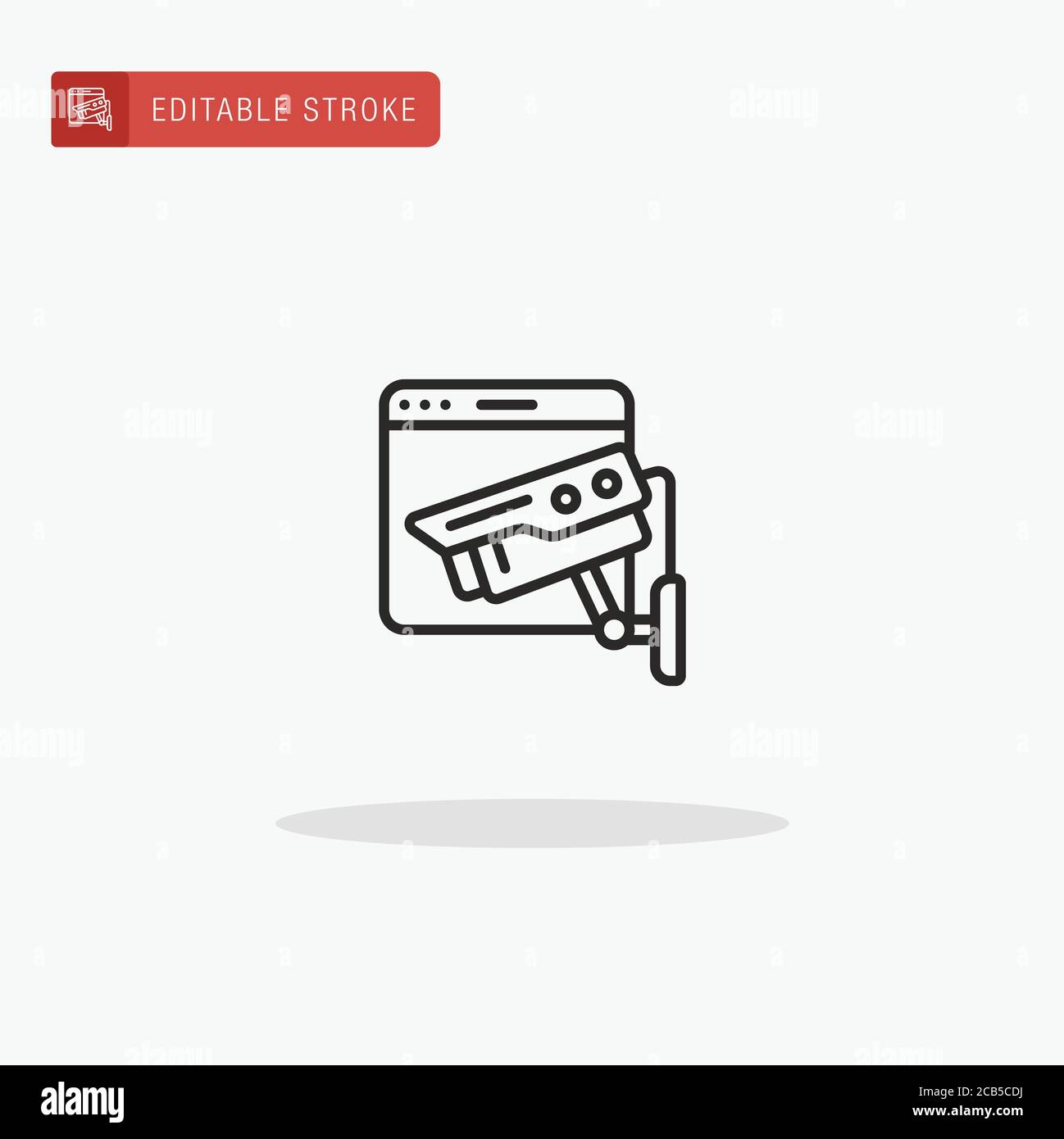 Cctv icon vector. Cctv icon for presentation Stock Vector Image & Art ...