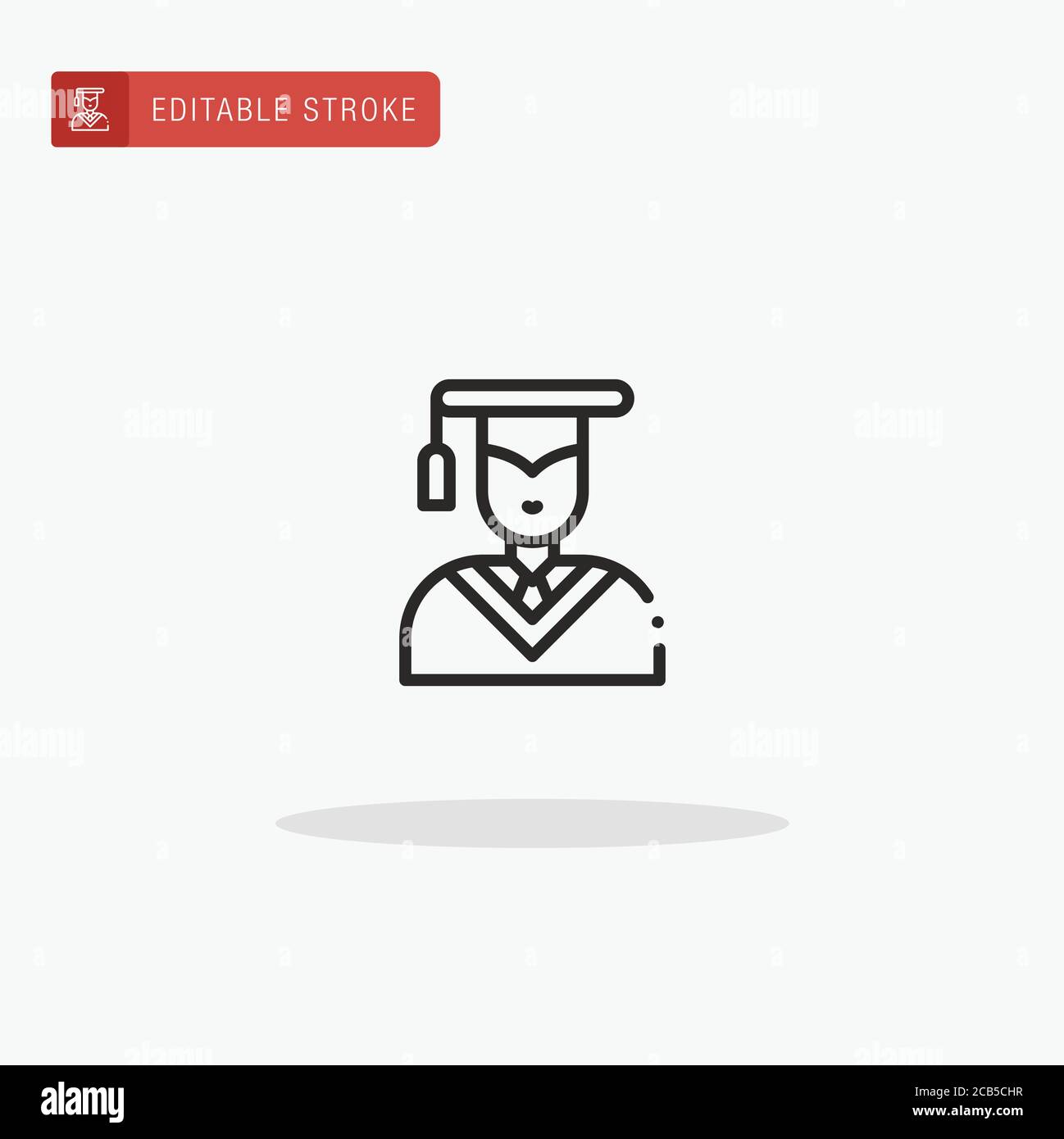 Graduate icon vector. Graduate icon for presentation Stock Vector Image ...