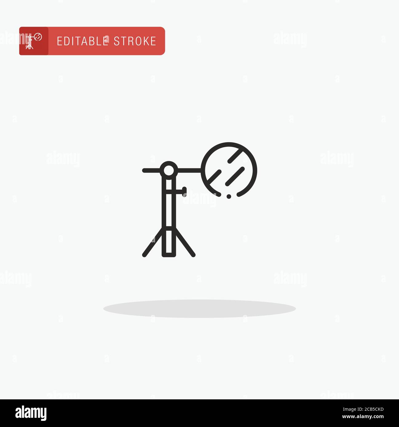 Reflector icon vector. Reflector icon for presentation Stock Vector ...