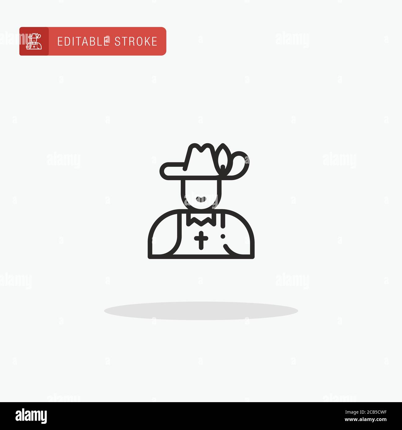 Musketeer icon vector. Musketeer icon for presentation Stock Vector ...