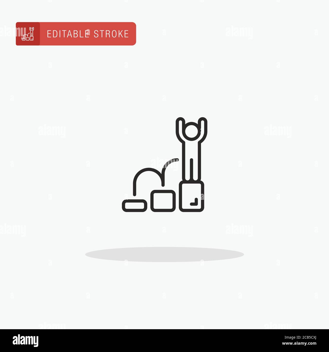 Steps icon vector. Steps icon for presentation Stock Vector Image & Art ...