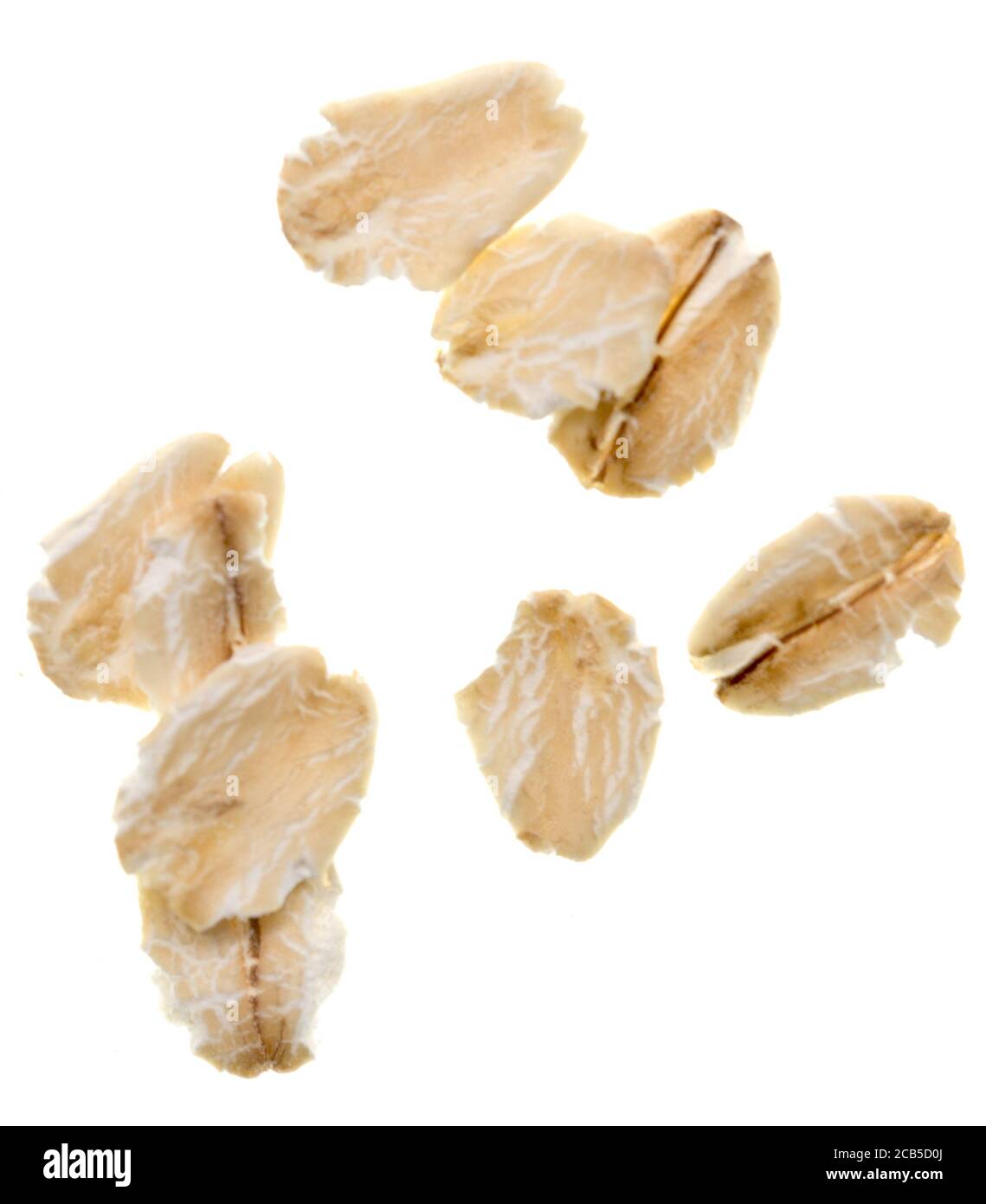 Pile oat rye flakes Cut Out Stock Images & Pictures - Alamy