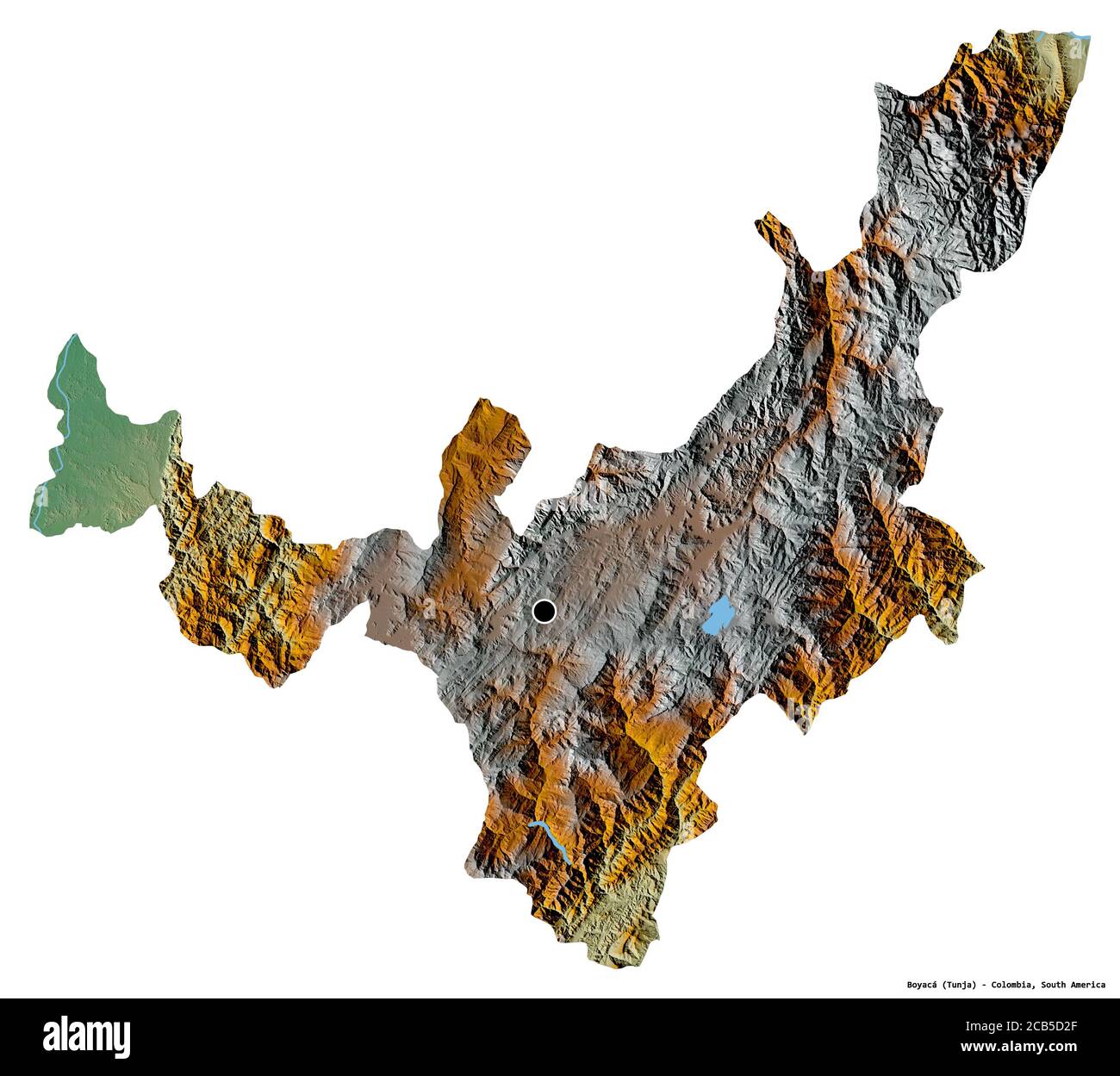 Colombia relief map hi-res stock photography and images - Alamy