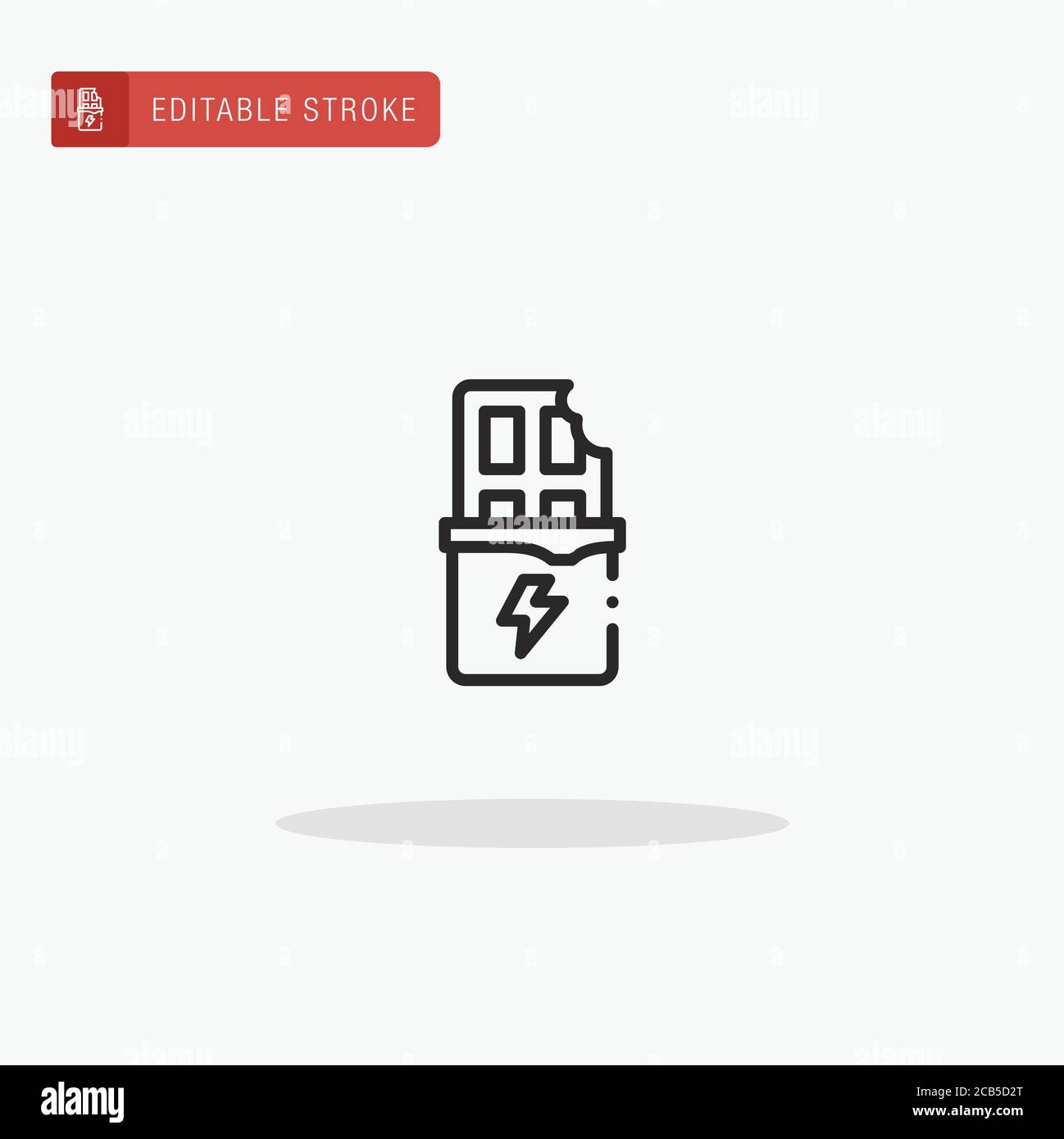 Energy Bar icon vector. Energy Bar icon for presentation Stock Vector ...